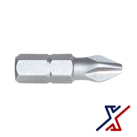 X1 Tools PH1 Phillips Driver Bit, 1 Long 48 Bits by X1 Tools, PK48 X1E-CON-BIT-PH1-1000x48 | Zoro